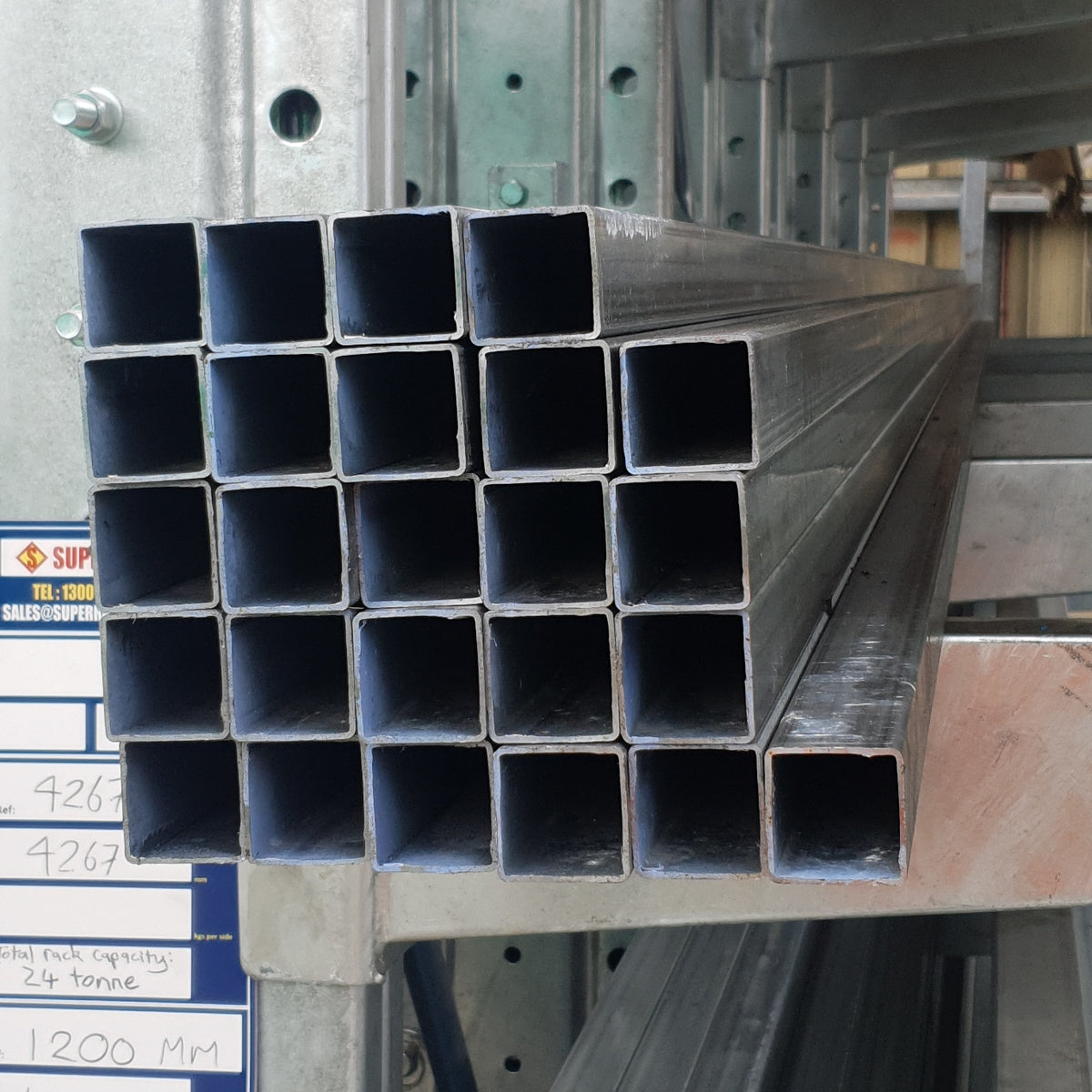 40x40x1.6mm Gal SHS - Various Lengths – A&D Discount Roofing Supplies